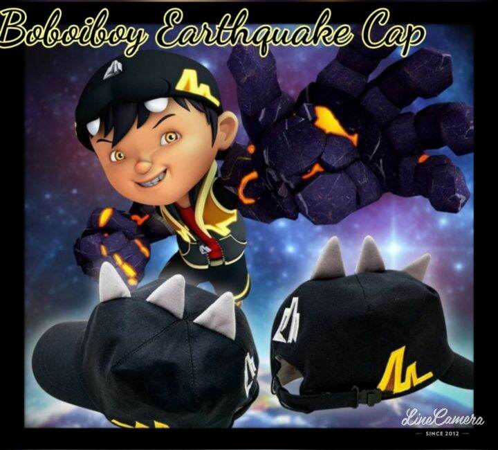 Boboiboy Original Earthquake Cap(limited Stock) | Lazada