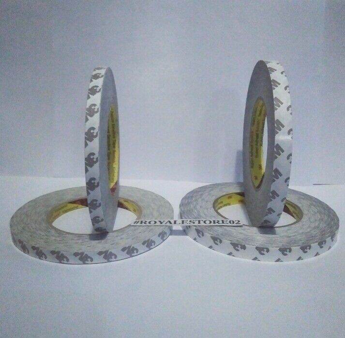 3m double tape 9075i original / double tape kertas tipis panjang ...