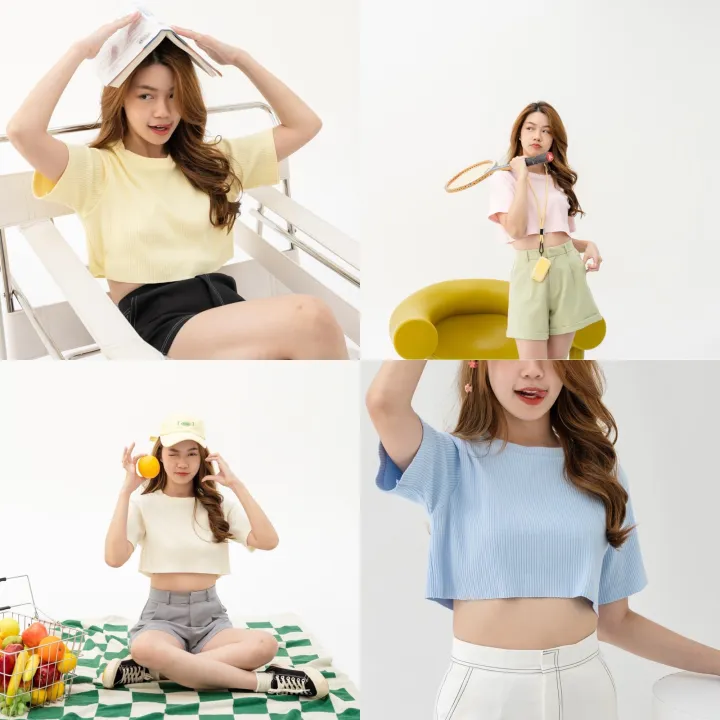 Tripple P - Judy Top - เสื้อครอป 7 สี | Lazada.co.th