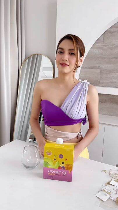 โปร 3 กล่อง ฟรี! กลูต้าแม็ก 3 แพค : Honey Q Rejura ฮันนี่คิว รีจูร่า คอลลาเจน ผิว ชะลอวัย (1 ...