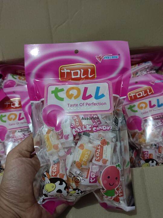 Toll Milk Candy 120gr / Permen Susu Kenyal Aneka Rasa/ Permen Viral ...
