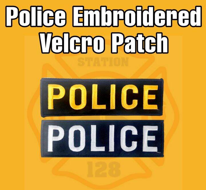 Police Embroidered Velcro Patch | Lazada PH