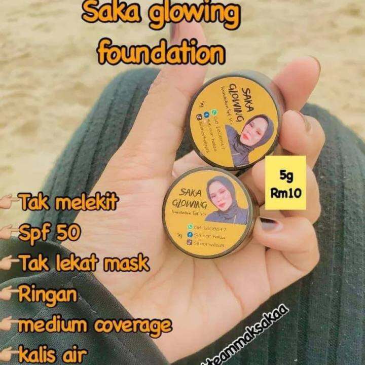 SAKA GLOWING/SUN PROTECT/KRIM KEMBOJA/MAGIC BLUSHER | Lazada