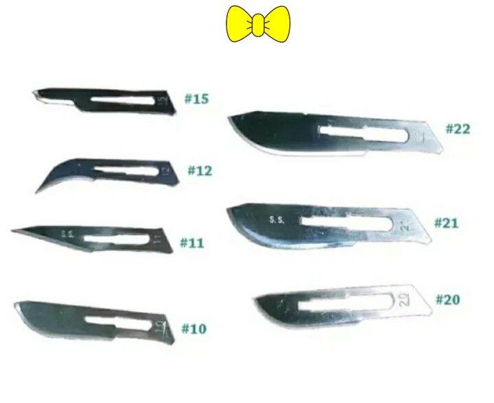 Surgical Blade ( #10 #11 #12 #15 #20 #21 #22 ) per piece | Lazada PH