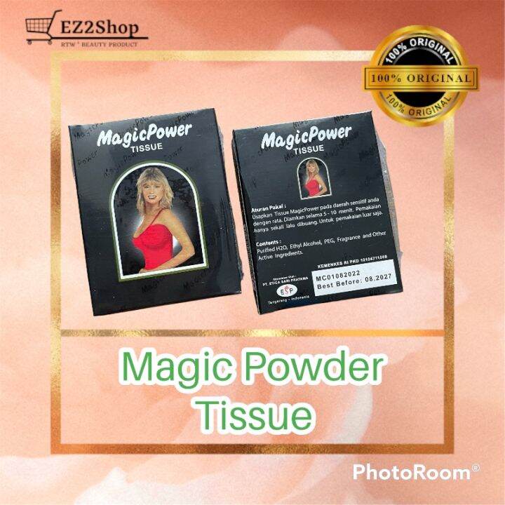 MAGIC POWDER TISSUE FOR MEN (100%ORIGINAL) | Lazada PH
