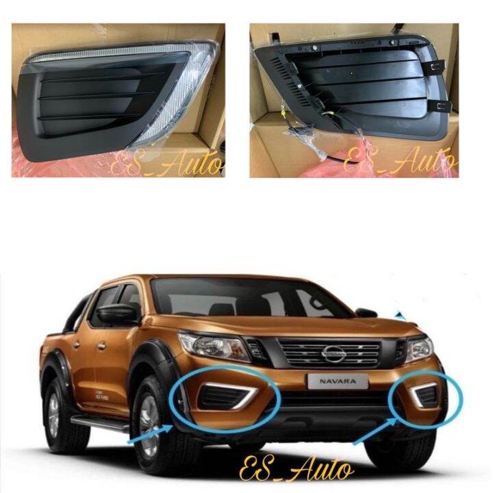 *ORIGINAL NISSAN D23T NAVARA 2017 FRONT FOG LAMP/SPORT LIGHT COVER WITH ...