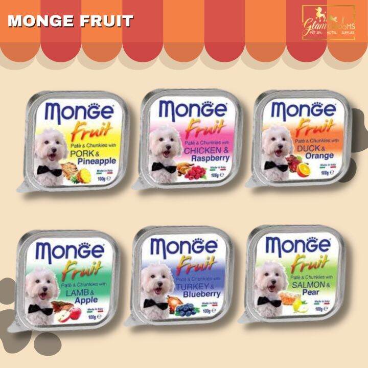 Monge Fruit Dog Wet Food 100g | Lazada PH