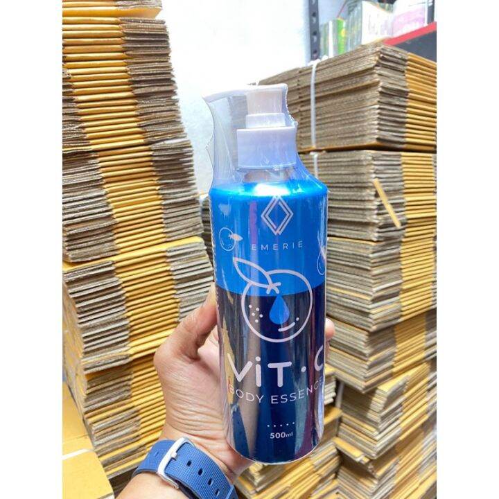 โลชั่น Vit c พัชชา EMERIE Vit C Body Essence อีเมอรี่ วิทซี บอดี้ เอสเซ ...