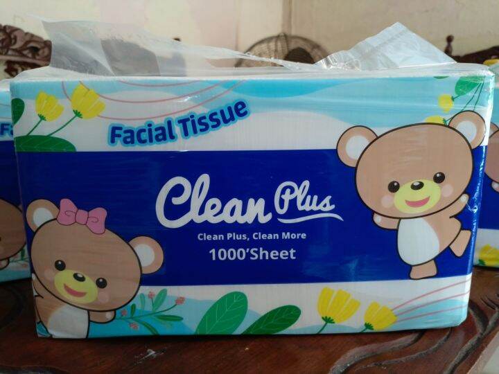 facial tissue 1000 sheet Clean Plus | Lazada Indonesia