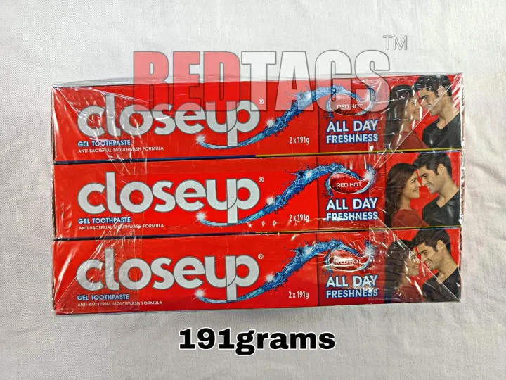 1 CLOSEUP 191g TWIN PACK With freebies | Lazada PH