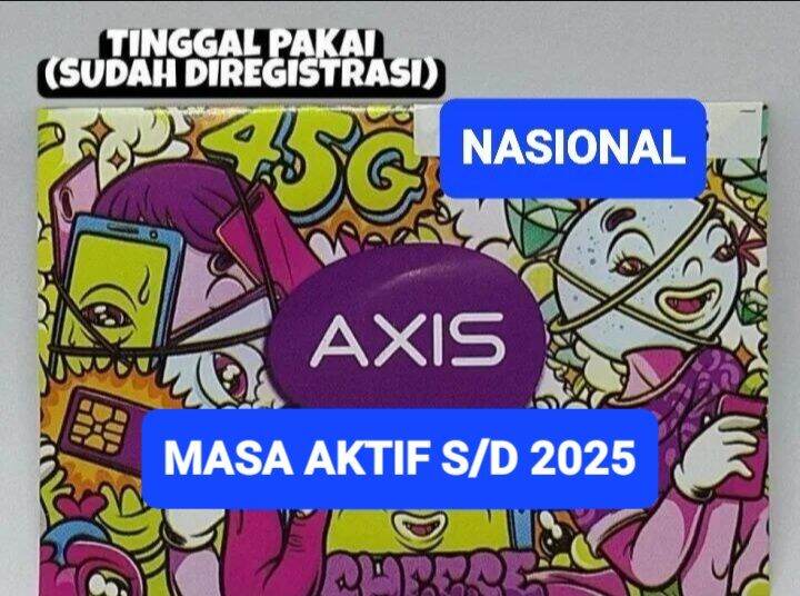 Axis sudah aktif siap pakai AKTIF S/D 2025 | Lazada Indonesia