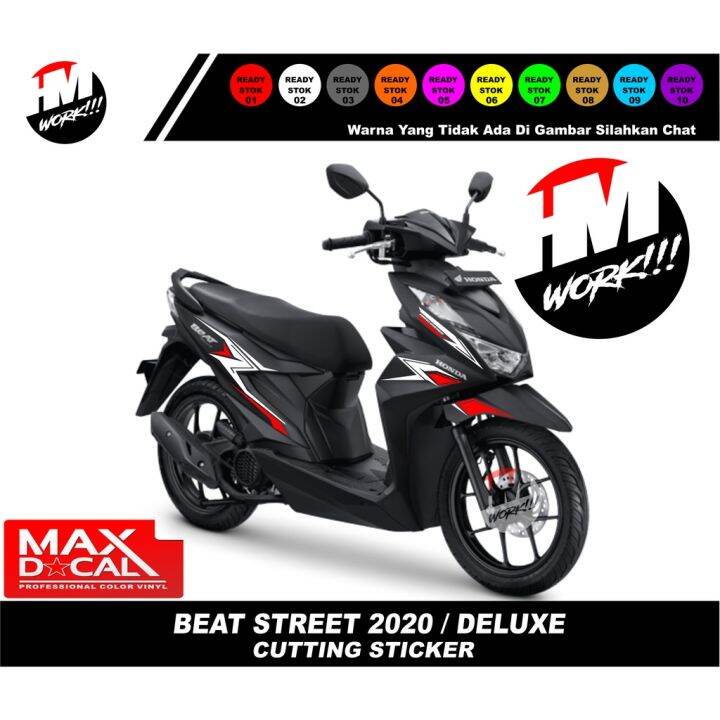striping cuting stiker motor honda beat deluxe terbaru. sticker motor ...