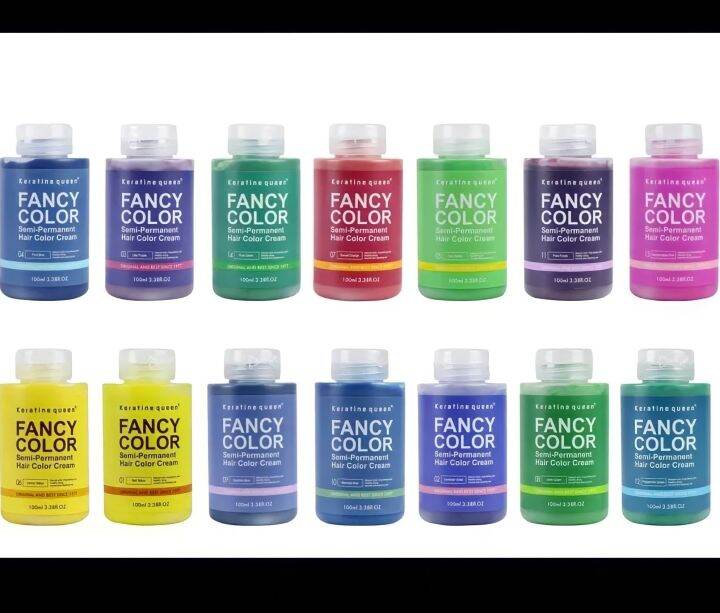 ของแท้💯 FANCY สีเรืองแสง เบอร์ 05 NEO GREEN ครีมเปลี่ยนสีผม 100ml ...