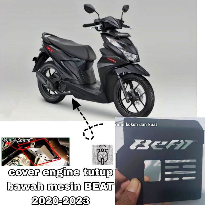 cover engine cover mesin tutup bawah mesin BEAT STREET BEAT DELUX thn ...