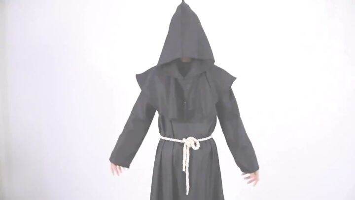 LUXA Medieval Monks Hooded Priest Robe Wizard Halloween Cosplay Costume ...