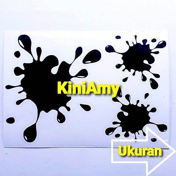 Cutting Sticker Bercak Hitam (Sesuai Foto 3 Bercak) | Sticker Penutup ...