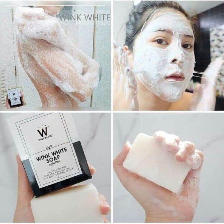 WINK WHITE SOAP SABUN PUTIHKAN KULIT MUKA DAN BADAN DAPAT HILANGKAN ...
