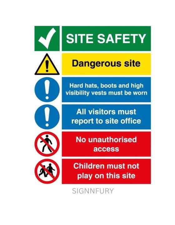 Safety first signage a4 size | Lazada PH