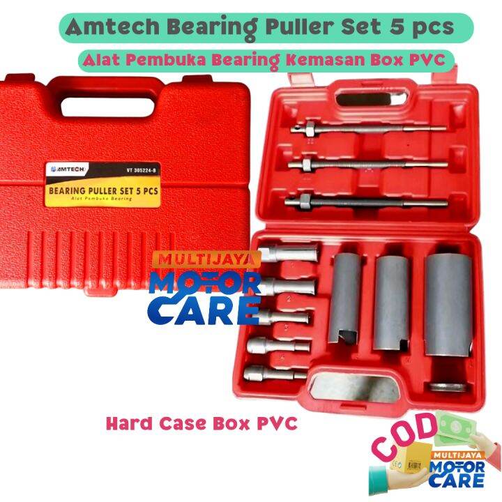 AMTECH Treker Bearing Puller Disassembler Set 5pcs Alat Buka Lepas ...