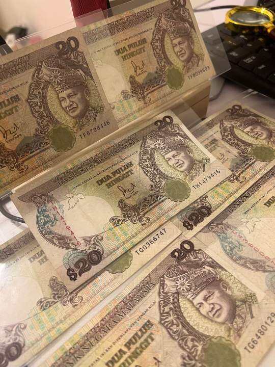 AJ STAR COLLECTION - 6th series Rm20 old banknote duit lama | Lazada