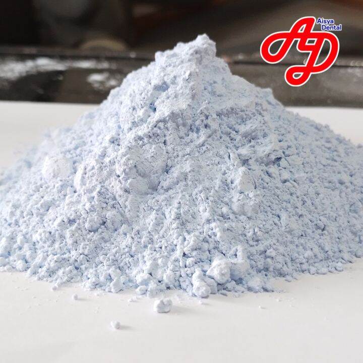 Serbuk cor gigi palsu Gips Stone Biru 1 Kg Formula moldano Type II gips ...