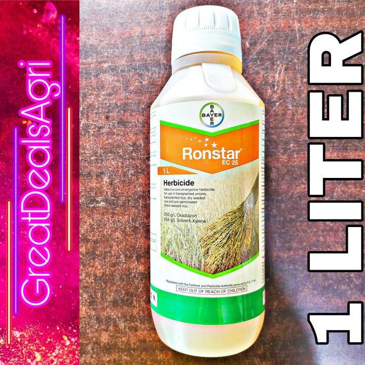 RONSTAR EC 25 HERBICIDE FOR RICE (1 LITER) BAYER | Lazada PH
