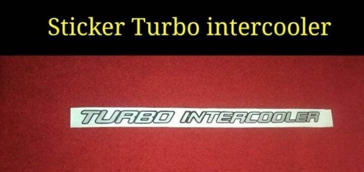 sticker stiker hino tulisan turbo intercooler | Lazada Indonesia