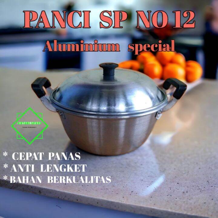 Panci premium No 12 alumunium pres anti karat dan tebal | Lazada Indonesia