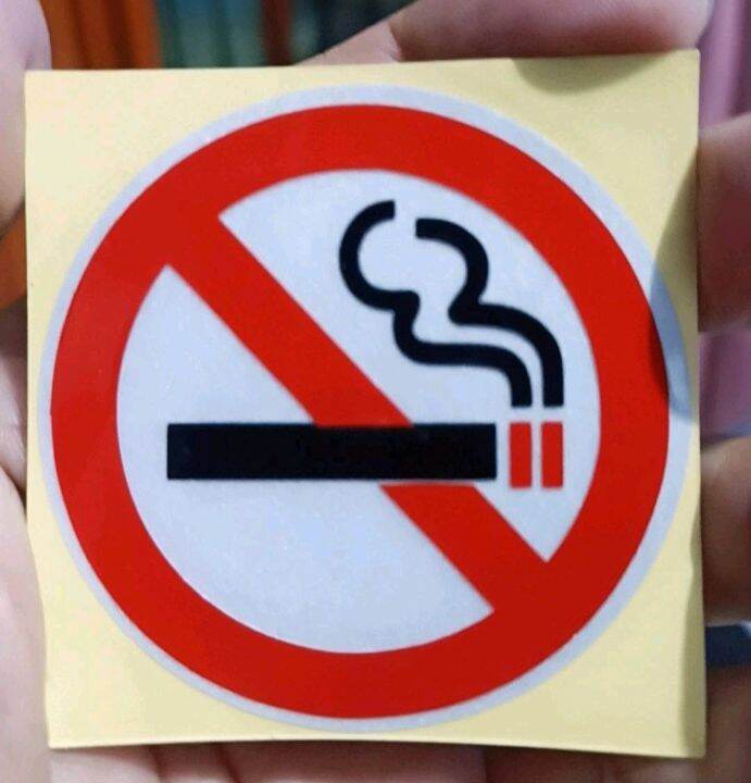 STICKER DILARANG MEROKOK NO SMOKING Sticker variasi | Lazada Indonesia