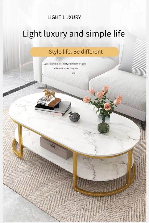 Style Sofa Table 2 layers Coffee Table Tea Desk Center Table Sofa ...