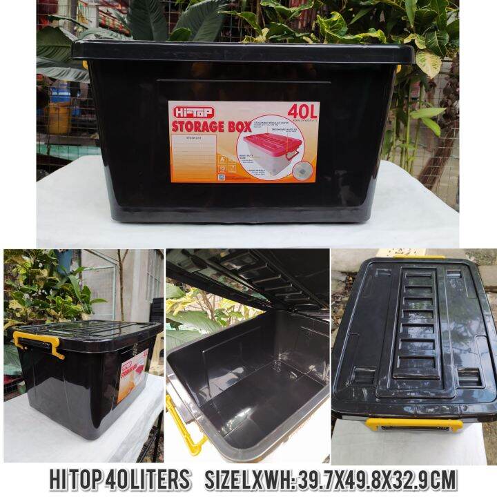 hi top 40 liters storage box | Lazada PH