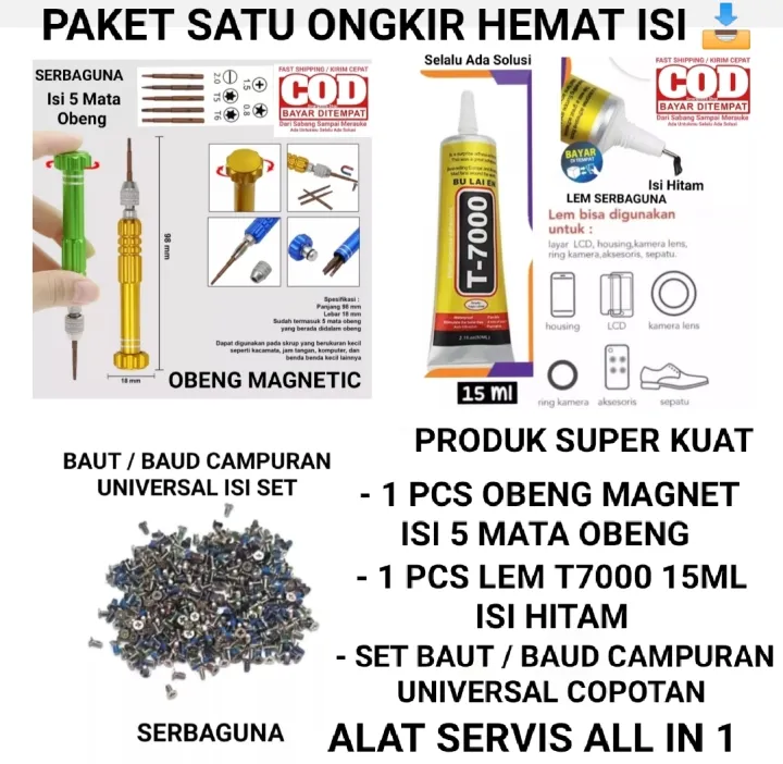 NEW BELI SEKARANG BAYAR NANTI COD SET HEMAT ALAT SERVIS HP KACAMATA ...