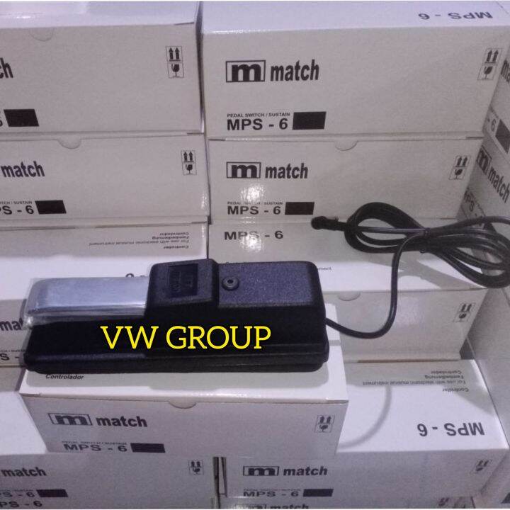 Pedal Sustain MATCH MPS-6 untuk keyboard/piano Roland,KORG,Yamaha,CASIO ...