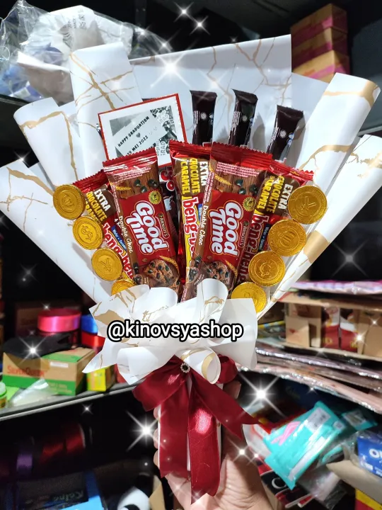 READY Bucket Chocolate versi Cowok/Hadiah Ultah Pacar/Kado Wisuda Cowo ...