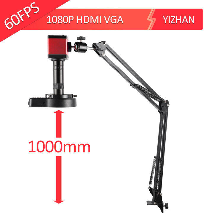 【Complete set】HDMI Digital Microscope For Electronics HDMI VGA 13MP ...