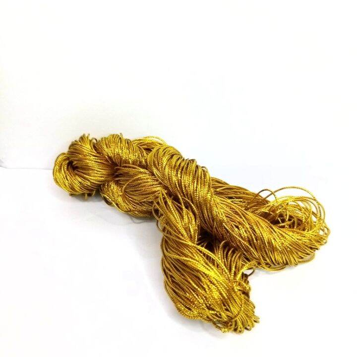 Tali India / tali emas / benang emas / tali kerajinan dan kreasi ...