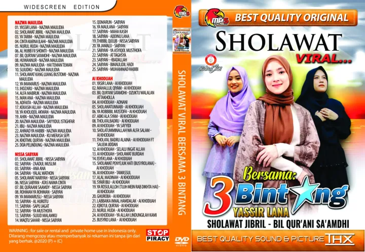 DVD LAGU MP5 SHOLAWAT VIRAL BERSAMA 3 BINTANG | Lazada Indonesia