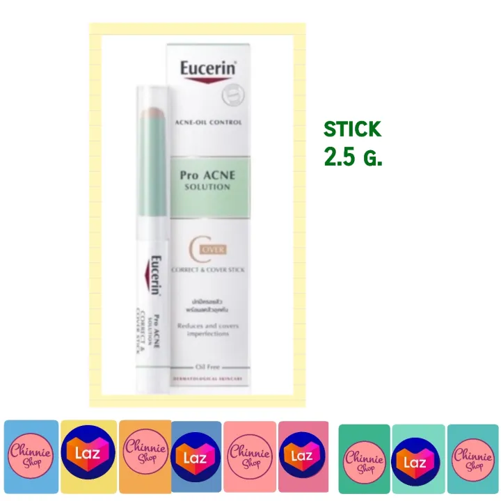 Eucerin ProAcneSolution Correct & Cover Stick 2.5g. ดินสอแต้มสิว ...