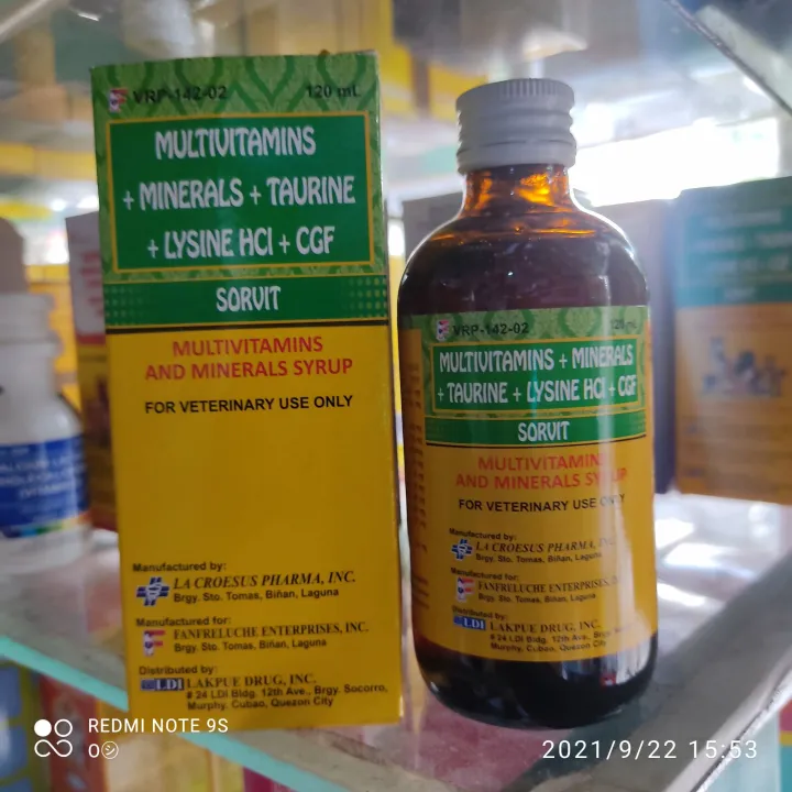 SORVIT (120ml) multivitamins,, it promotes growth vigor and vitality ...