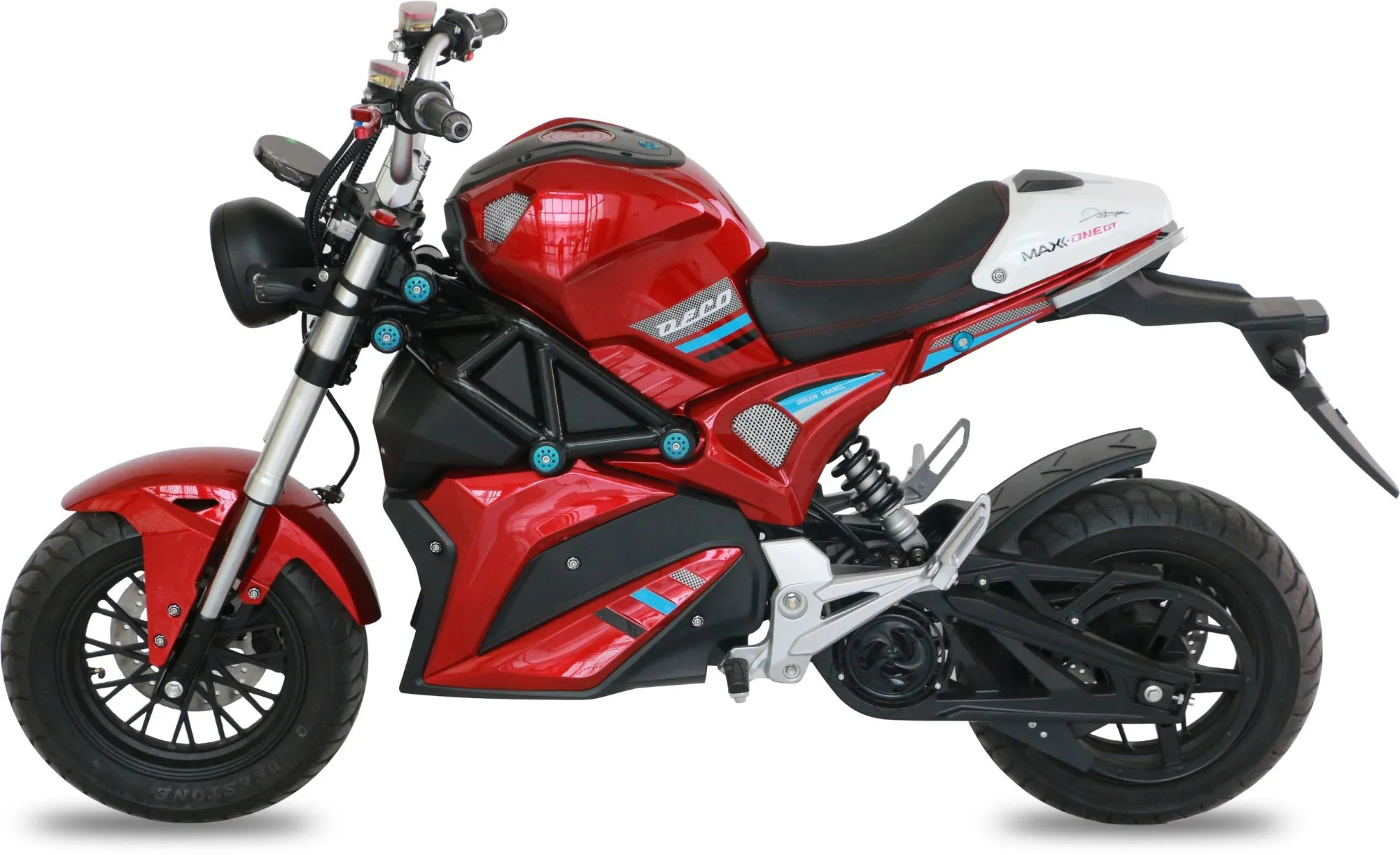 มอเตอร์ไซค์ไฟฟ้าDecoรุ่น Max one 2000W แรงบิ๊กไบค์ไฟฟ้า จดป้ายทะเบียนได้ โอน-บัตร Red | Thisshop