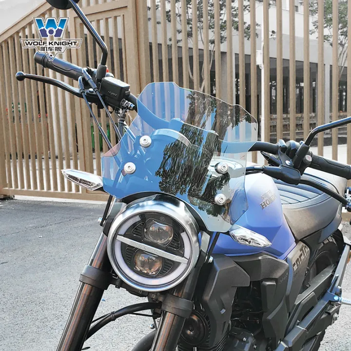 Muscle Car Wolf for Honda Cbf190tr Windshield Retro Small Windshield ...