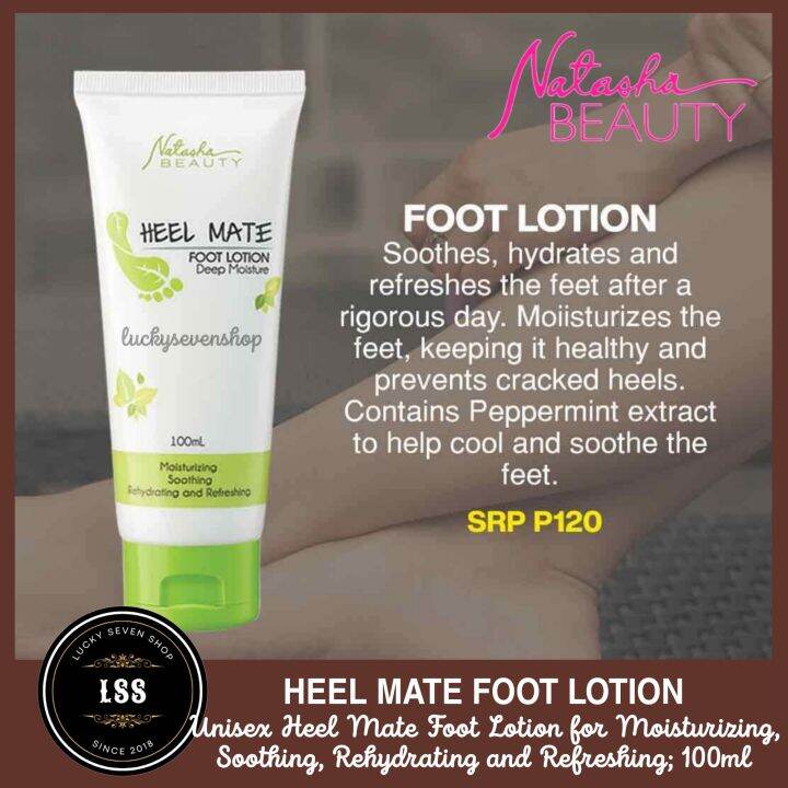 NATASHA Heel Mate Foot Lotion for Moisturizing & Prevents Cracked Heel ...