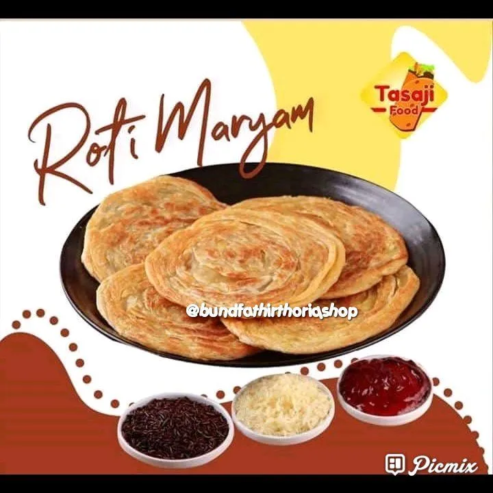 Roti Maryam Frozen Tasaji isi 5 Original, cheese dan Coklat KHUSUS ...