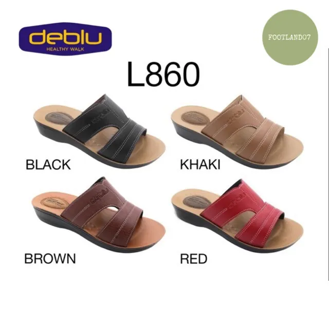 รองเท้าเพื่อสุขภาพ Deblu เดอบลู รุ่นL860 รองเท้าแตะเพื่อสุขภาพ ของแท้100% ส่งพร้อมกล่องตรงรุ่น ...