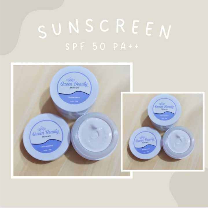 sunscreen spf 50** queen beauty sincare | Lazada Indonesia