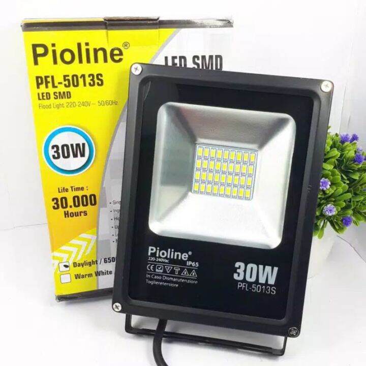 Lampu Sorot LED 30 Watt pioline / Lampu Tembak Floodlight 30w Outdoor / Panggung / Lapangan ...
