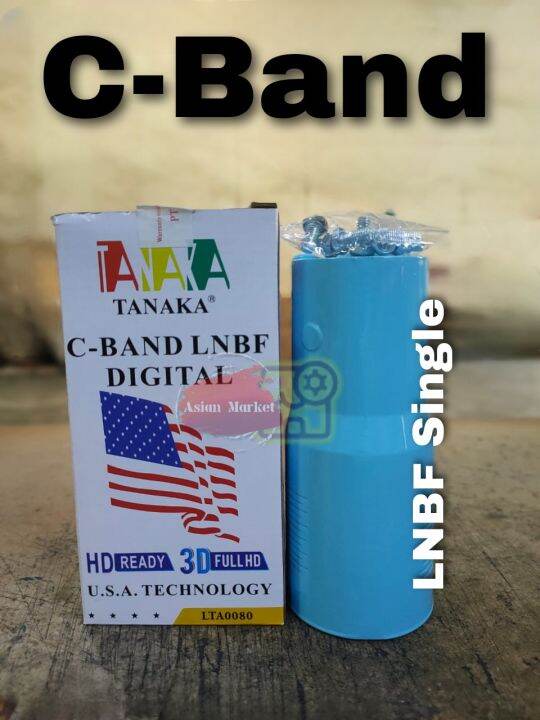 LNBF CBand Single Digital Extended C Band antena parabola LNB Parabola | Lazada Indonesia