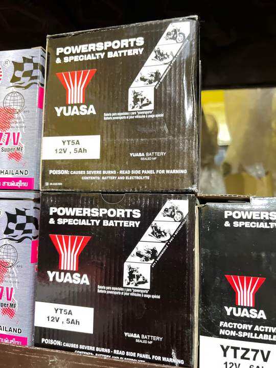 Yuasa YT5A (YB5L-B) Maintenance Free Motorcycle Battery (Vietnam) best for Mio Sporty | Lazada PH