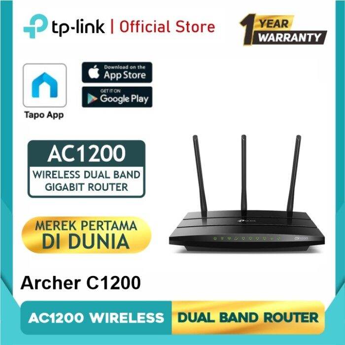 Tp-link Archer C1200 AC1200 Wireless Dual Band Gigabit Router | Lazada ...