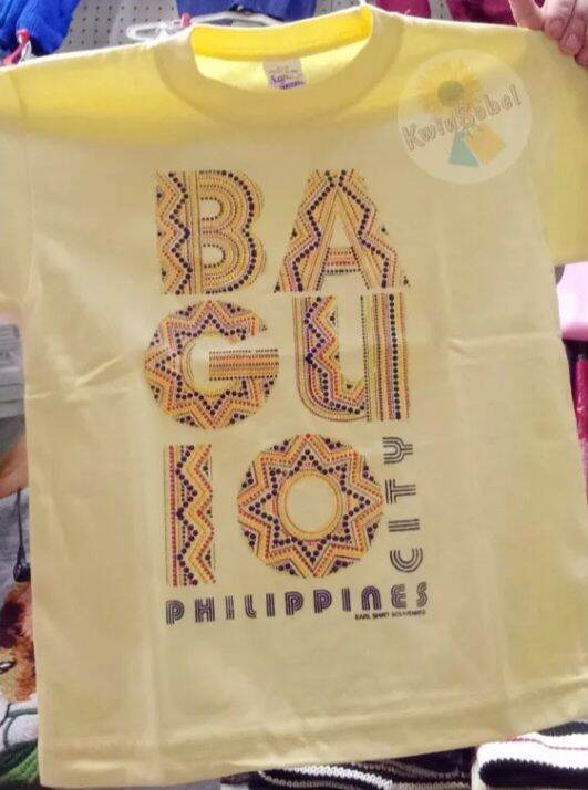 BAGUIO CITY SOUVENIR TSHIRTS COLORED ADULT SIZE | Lazada PH